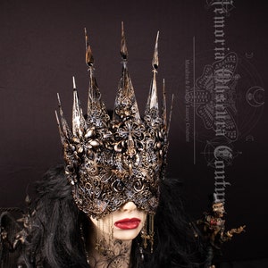 CUSTOM ORDER Cathedral Blind Mask "lord & Queen" - Gothic, Cosplay ...