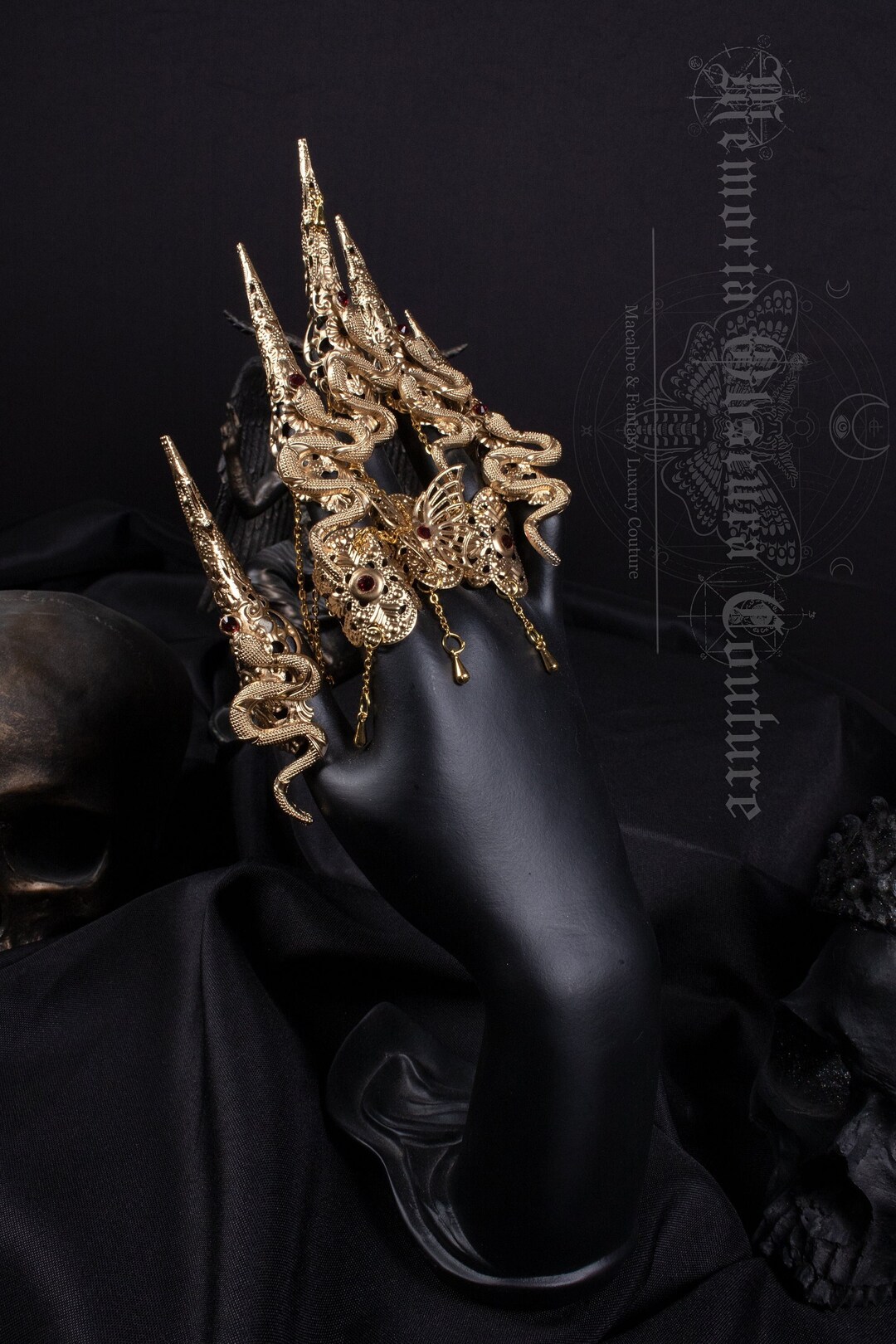 CUSTOM ORDER Medusa Snake Metal Claws "legend I" - Cosplay, Gorgon ...