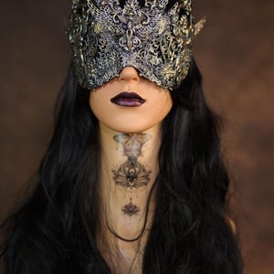 CUSTOM ORDER Blind Mask "frigg" - Cosplay, Fantasy, Viking, Pagan ...
