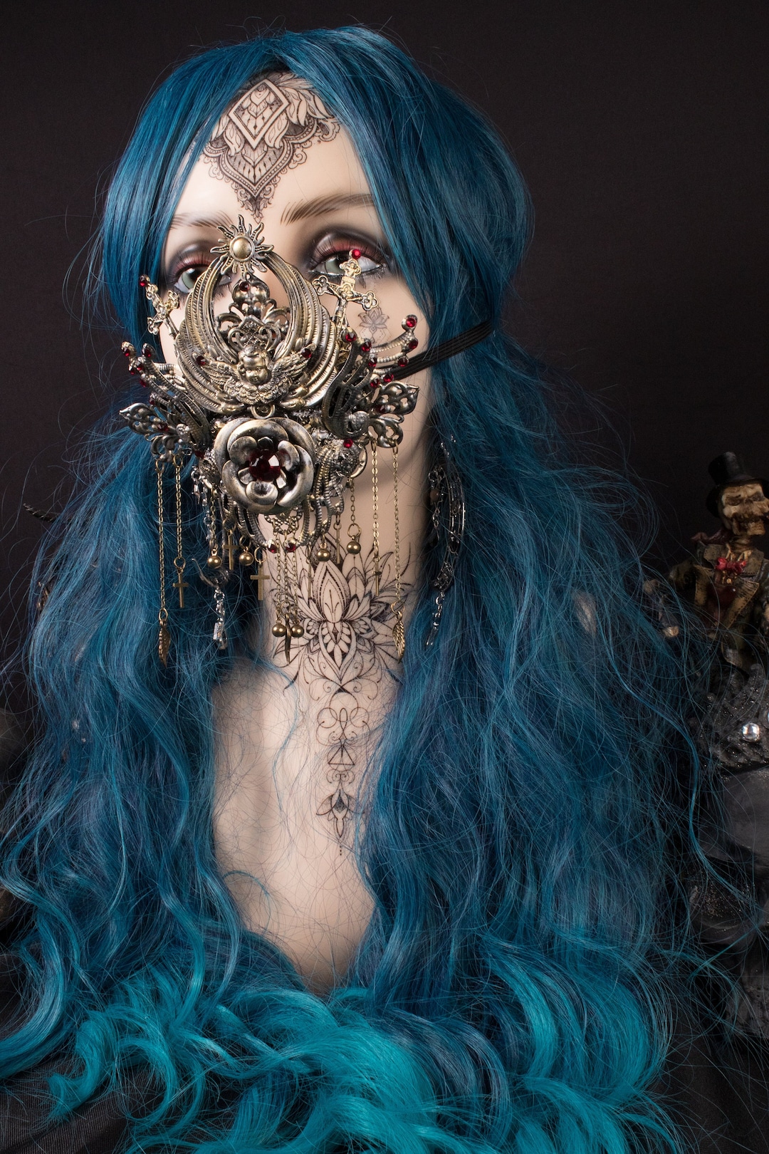 Mouthpatch DP Mask angel Dust Gothic, Cosplay, Fantasy Ready for ...