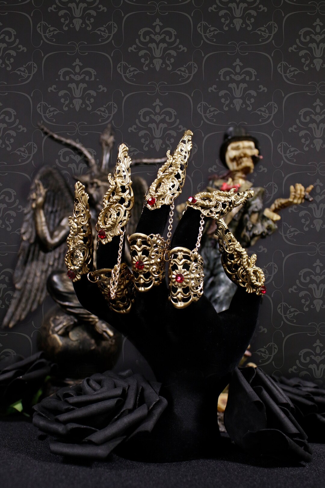 CUSTOM ORDER Medusa Snake Metal Claw Glove Cosplay, Fantasy, Gorgon ...