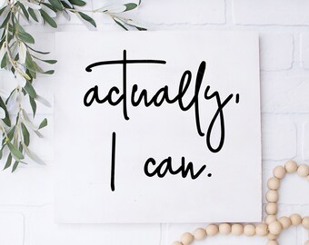 Actually i can | Etsy