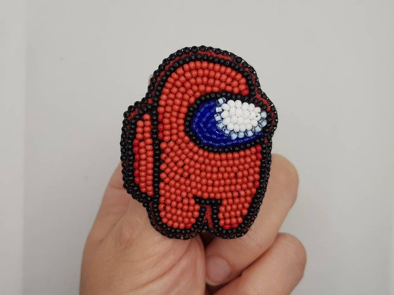 Among Us Handmade Gift Game Pin - Etsy
