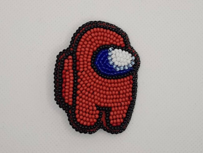Among Us Handmade Gift Game Pin - Etsy