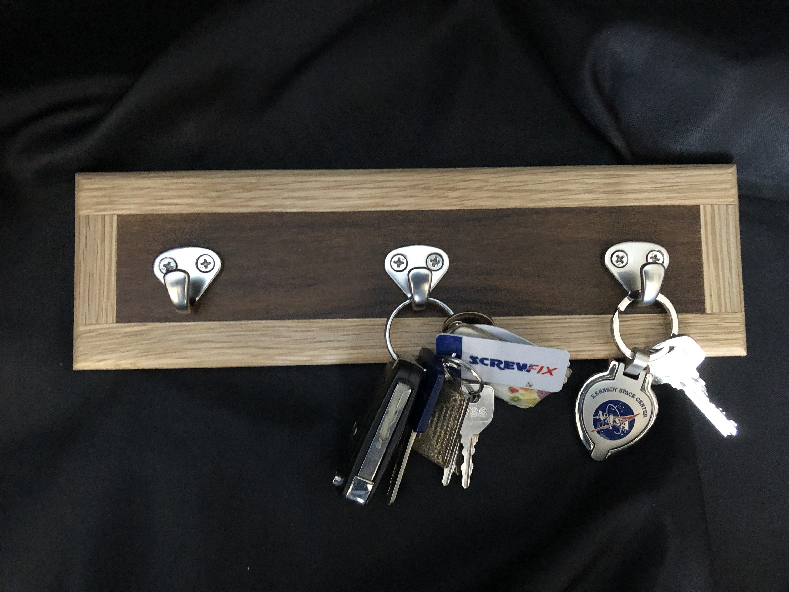 Key rack 3 hook hanging key rack - Etsy.de