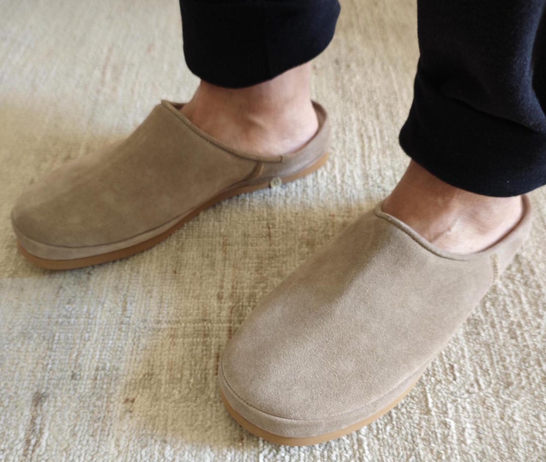 Slipper Men's Slipper With 100% Pure Virgin Wool Lining Last Pieces of ...