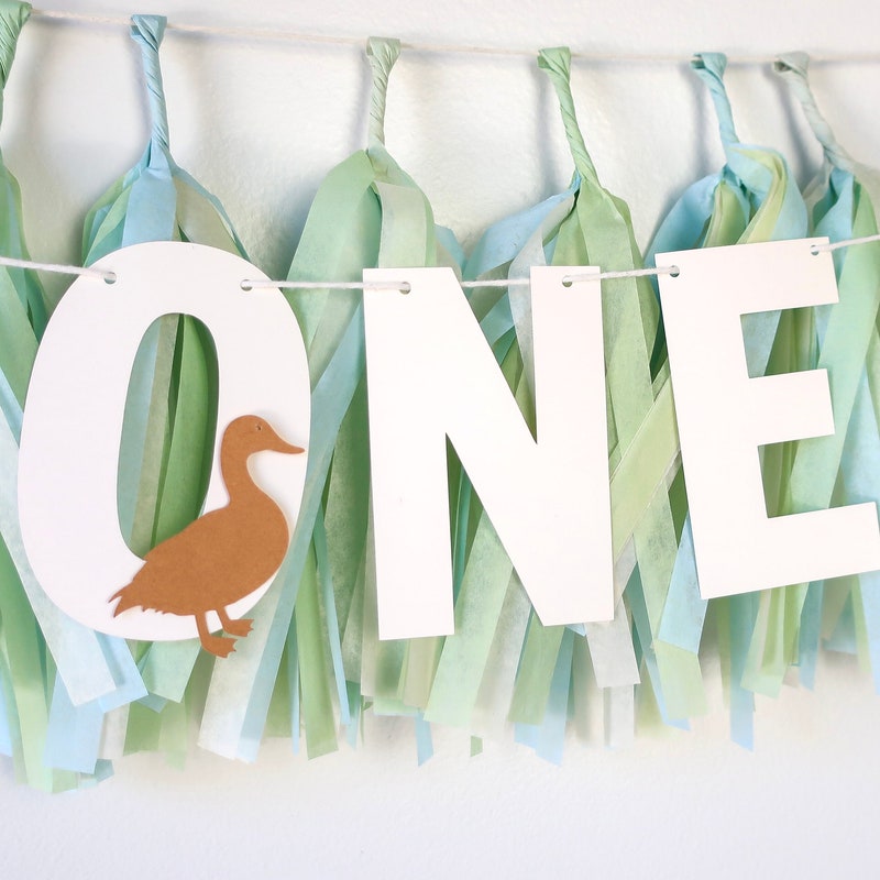 One Lucky Duck Party Sign - Etsy