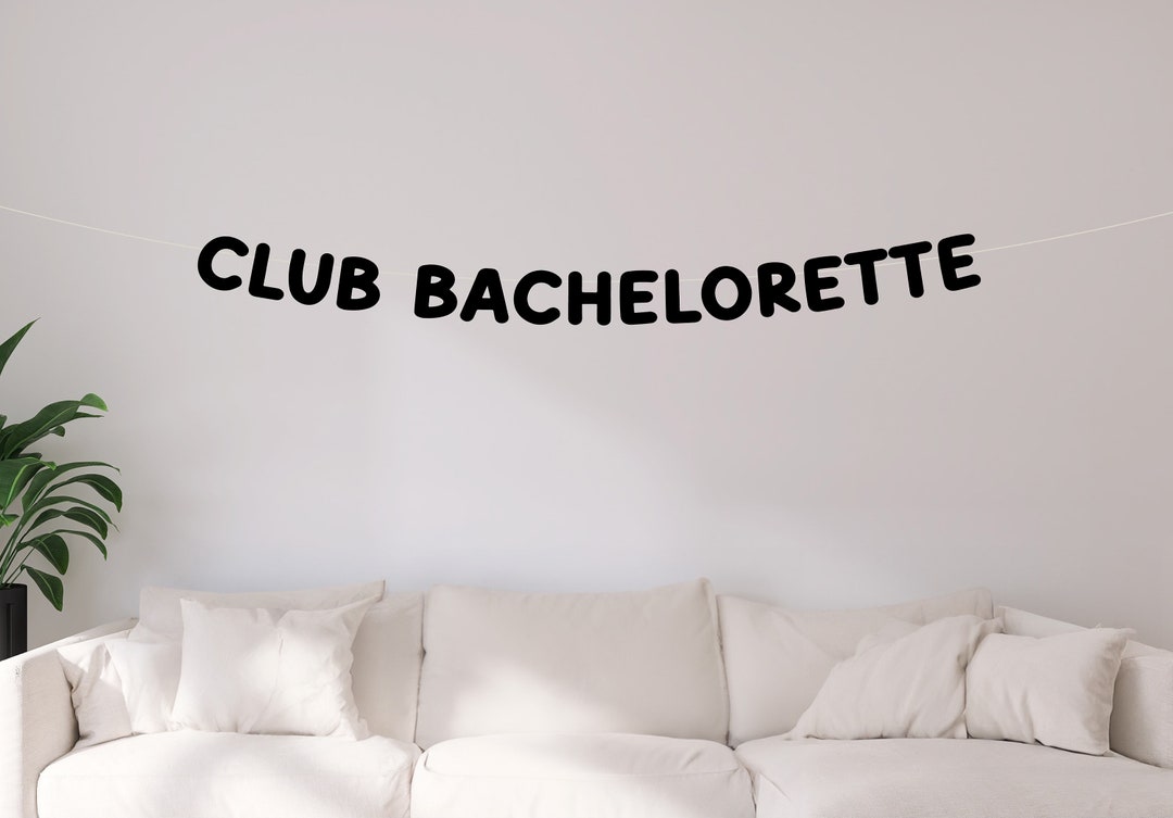 Club Bachelorette Banner | Beach Bach Party Decor | Bachelorette ...