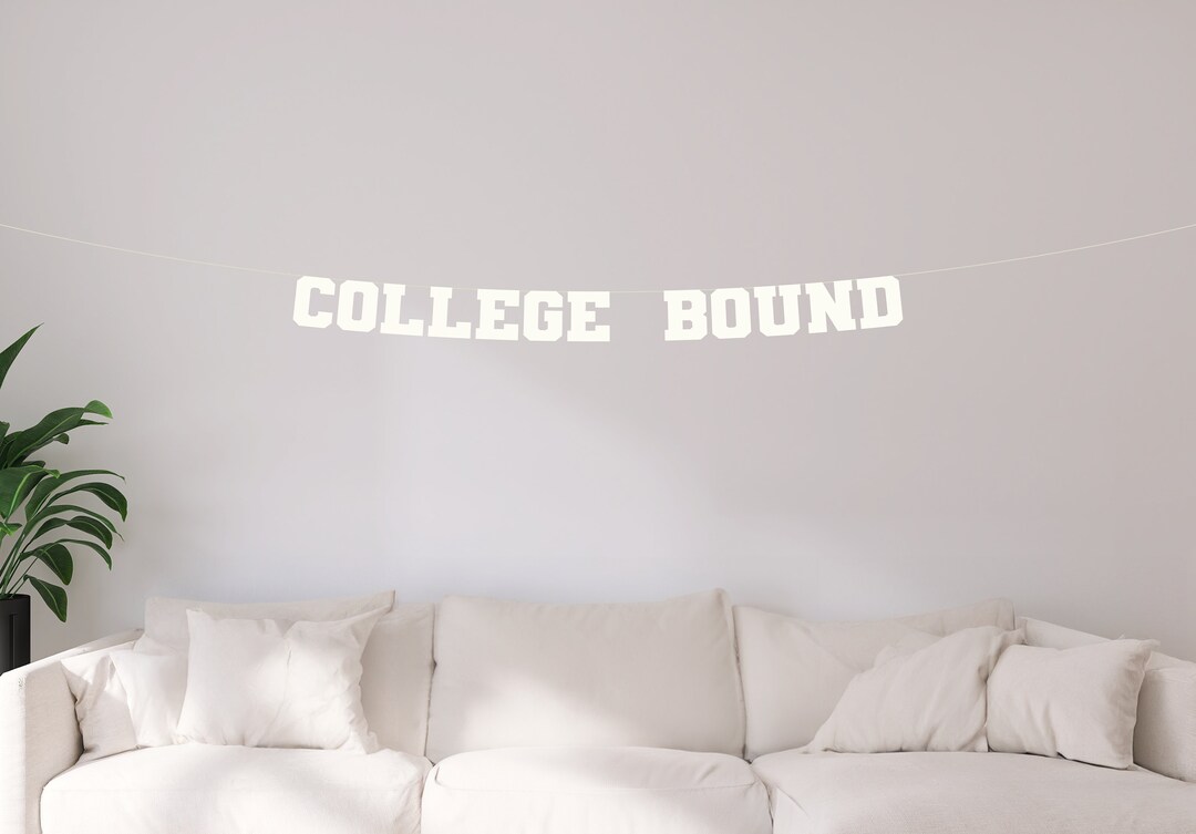 Custom College Banner - Graduation Decorations 2024 - Collegiate Bound ...
