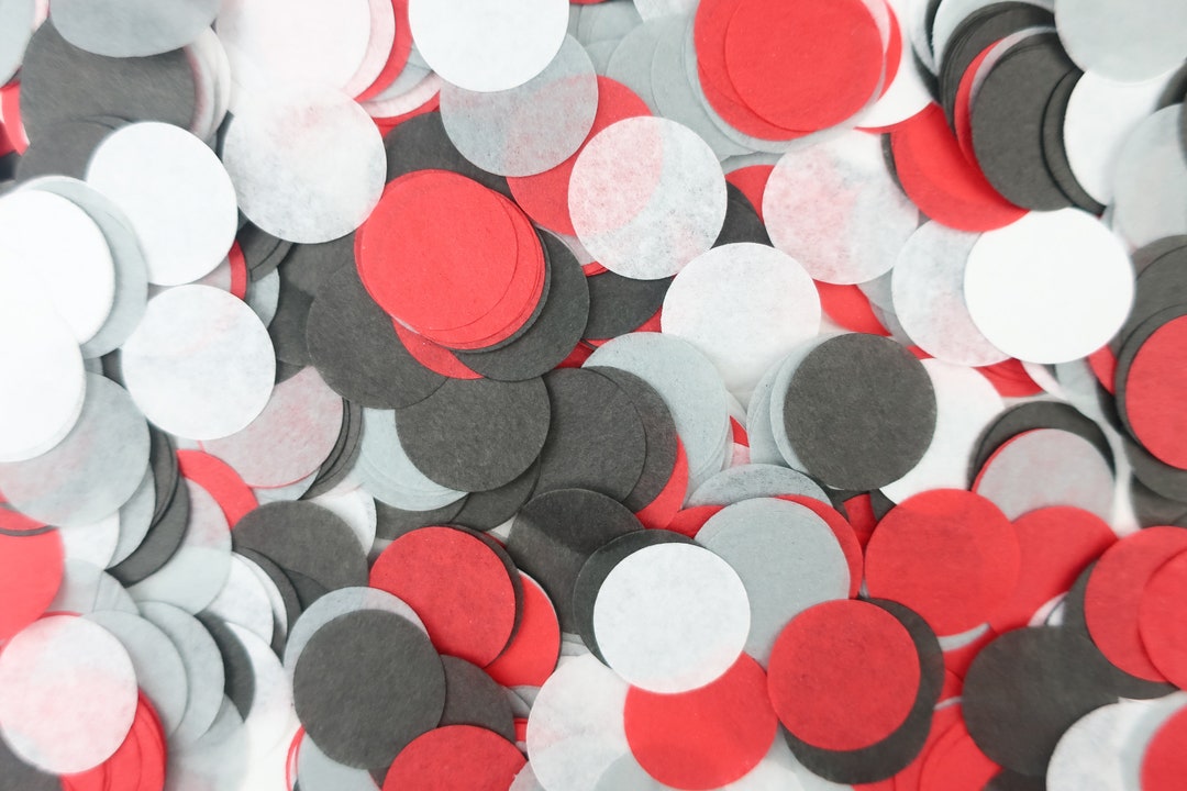 Race Car Tissue Paper Confetti | 1 Inch Circles | Handmade - Etsy