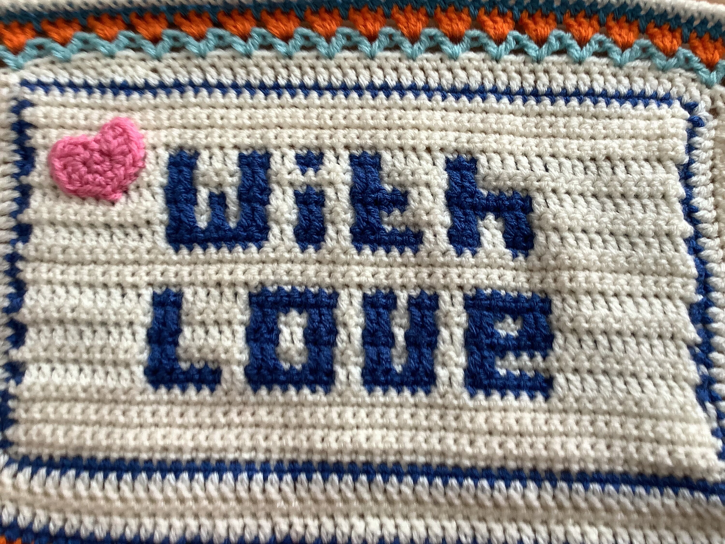 Crochet Blanket Postcards With Love - Etsy