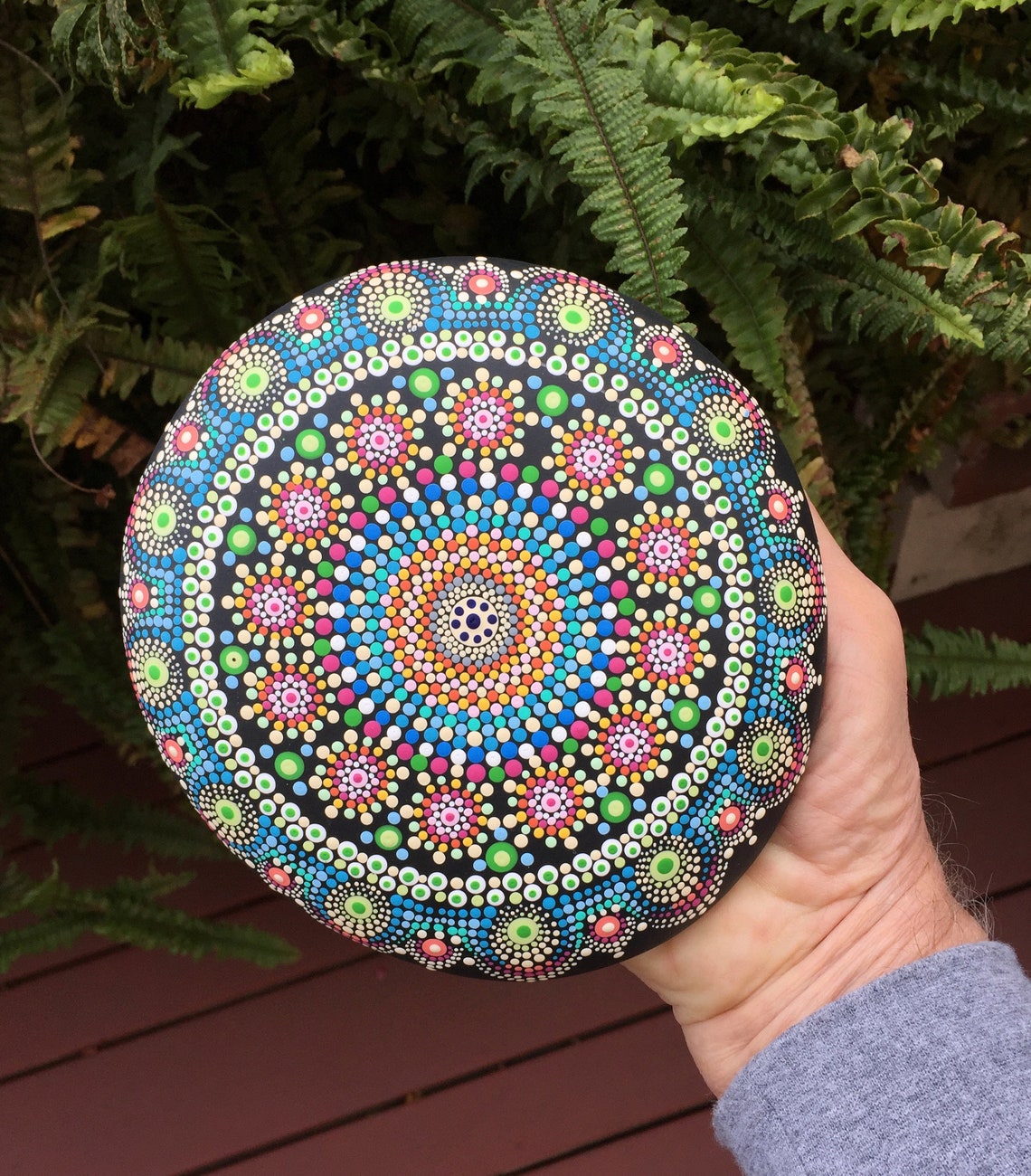 Large Indian Mandala #4 - Etsy
