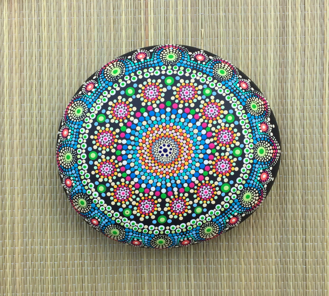 Large Indian Mandala #4 - Etsy