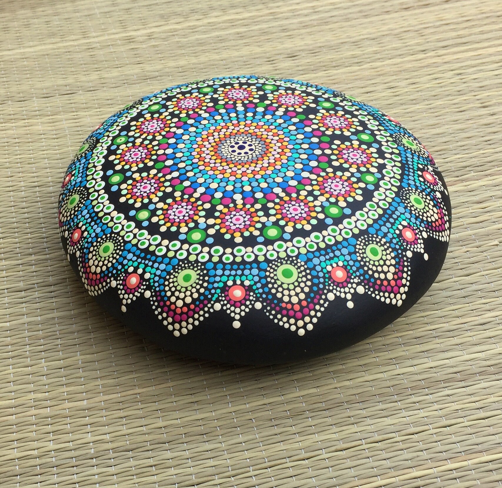 Large Indian Mandala #4 - Etsy