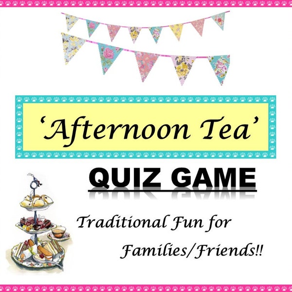 Tea Party Trivia - Etsy
