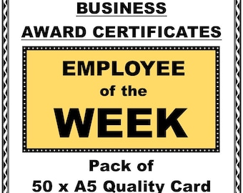 Employee of the Week Trophy - Etsy