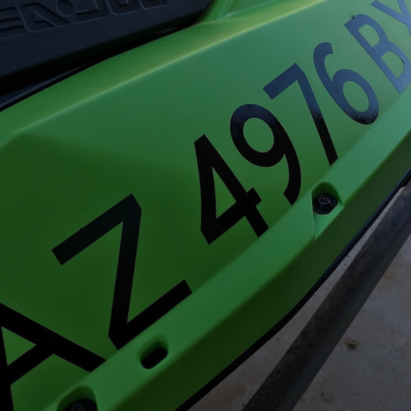 Hull Number Decal - Etsy