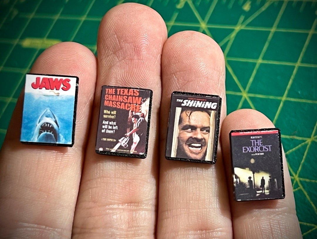 Horror Classics Miniature DVD Set 4 Movies 1:12 Scale - Etsy