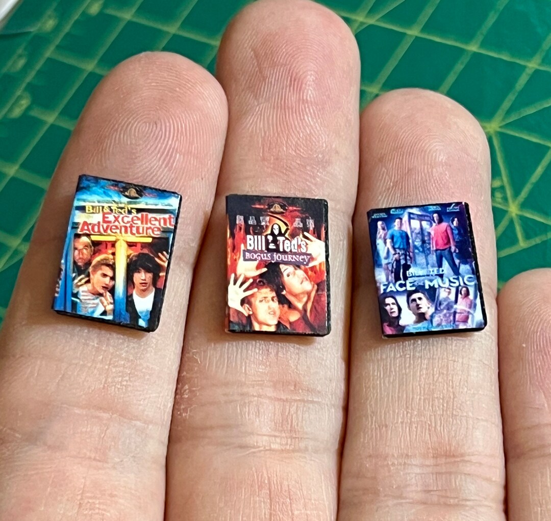 Bill & Ted Original Trilogy Miniature DVD Set 3 Movies 1:12 Scale - Etsy