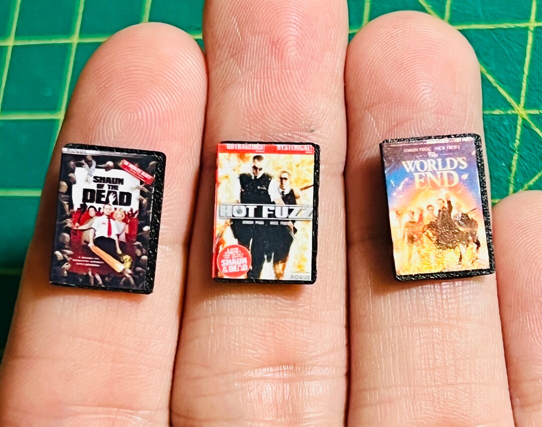 Cornetto Trilogy Miniature DVD Set 3 Movies 1:12 Scale - Etsy