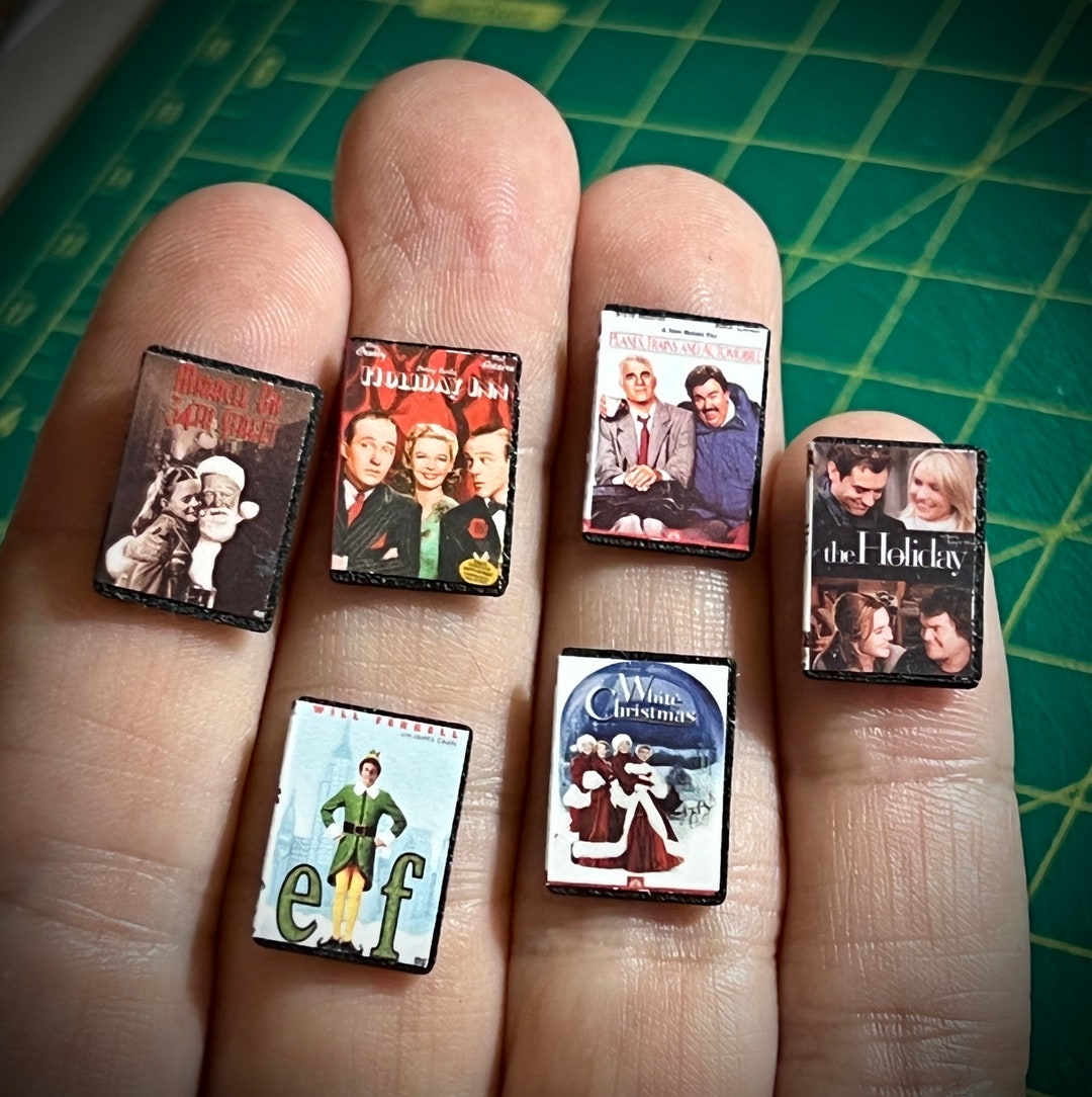 MORE Christmas Classics Miniature DVD Set 6 Movies 1:12 Scale - Etsy