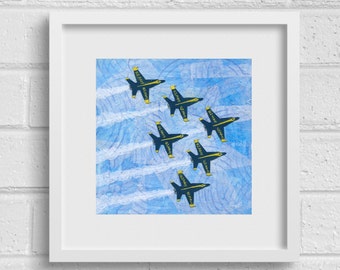Blue Angels Print | Etsy