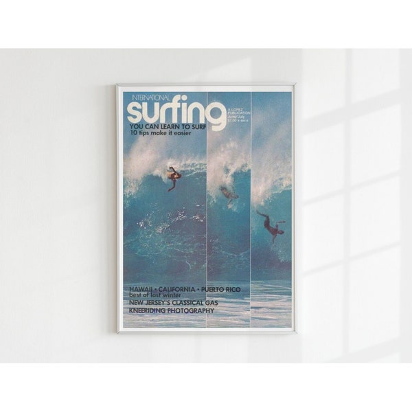 Surf Poster - Etsy