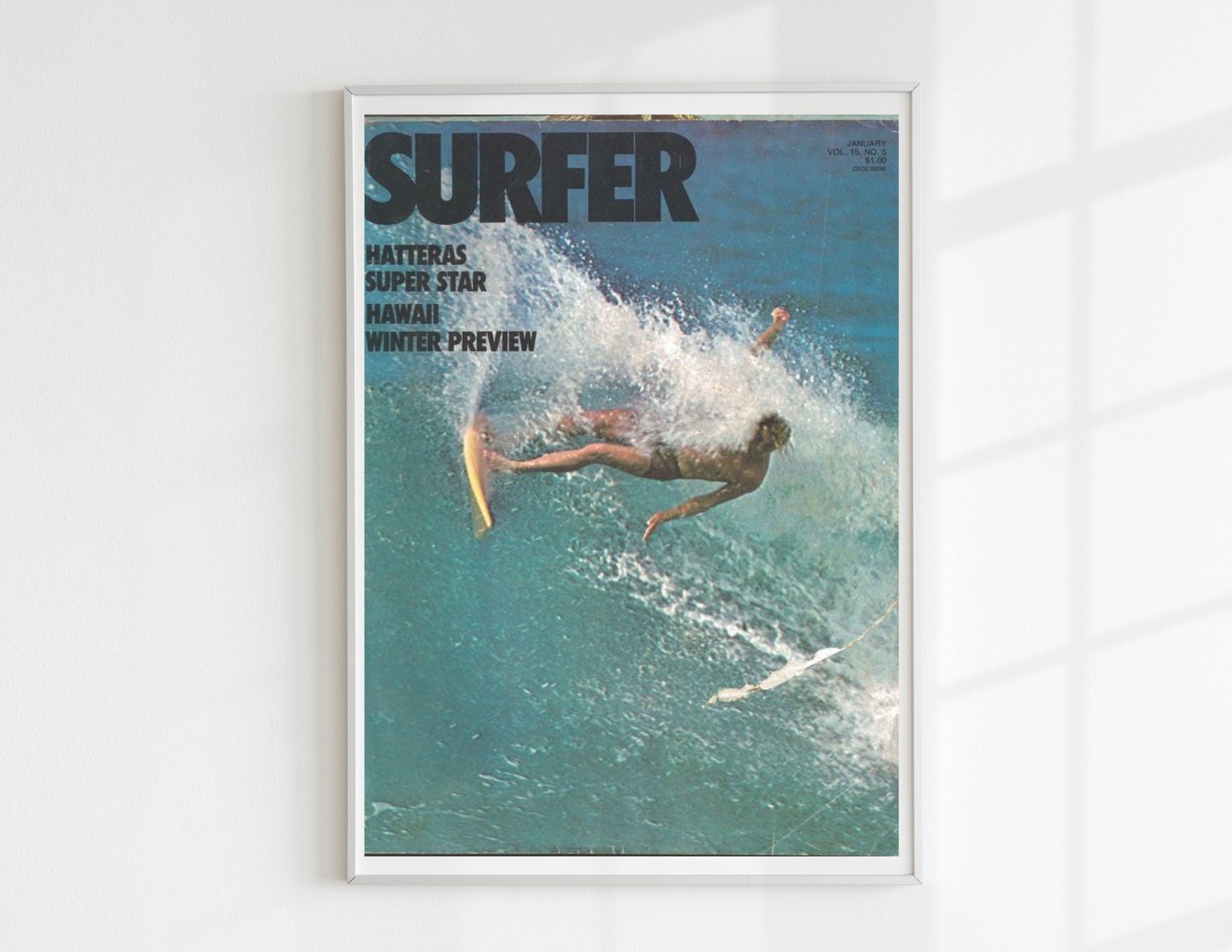 Vintage Surfer Magazine Cover Prints Set of Three | Surfer Magazine ...