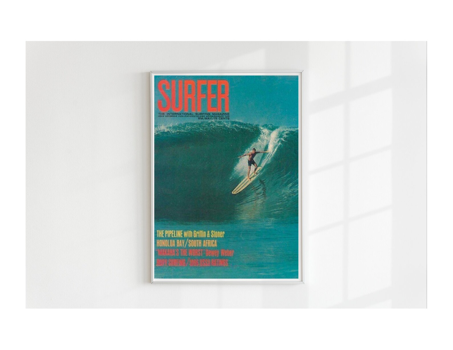 Vintage Surfer Magazine Cover Prints Set of Three | Surfer Magazine ...