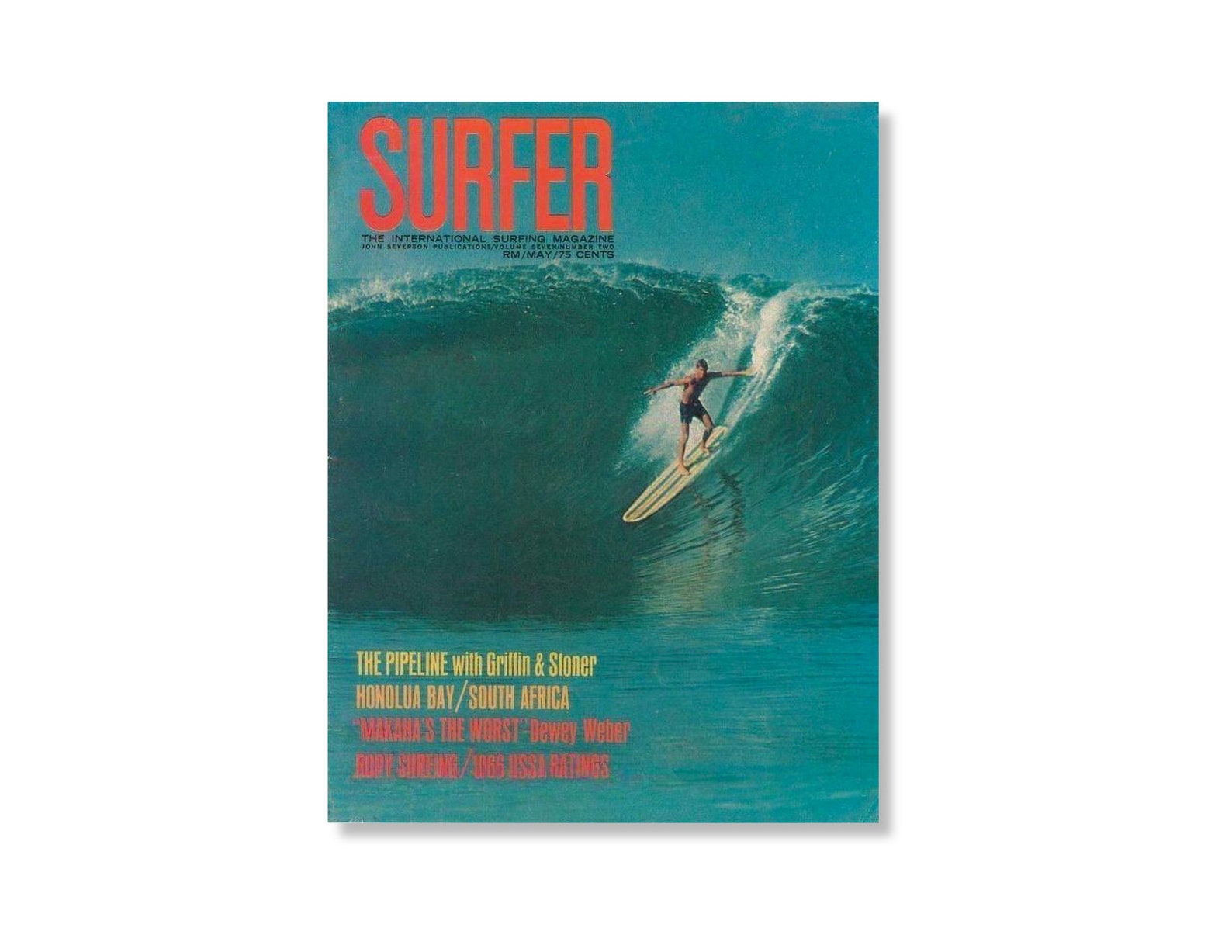 Vintage Surfer Magazine Cover Poster | Published May - Volume 7 No. 5 ...