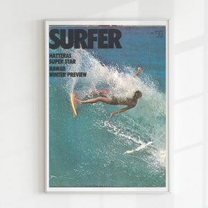 Vintage Surfer Magazine Cover Volume 15 No. 5 | Hatteras and Hawaii ...