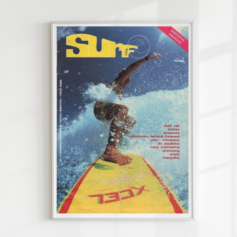 Surf Poster - Etsy