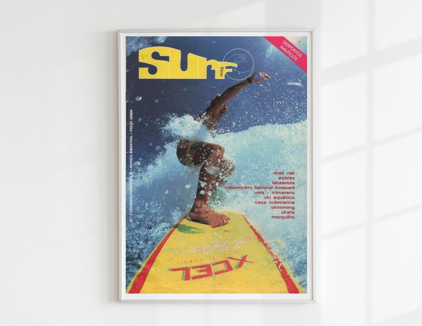 Surf Mag Print | Vintage Surf Poster | Max 20x30" for Quality | Surfing ...