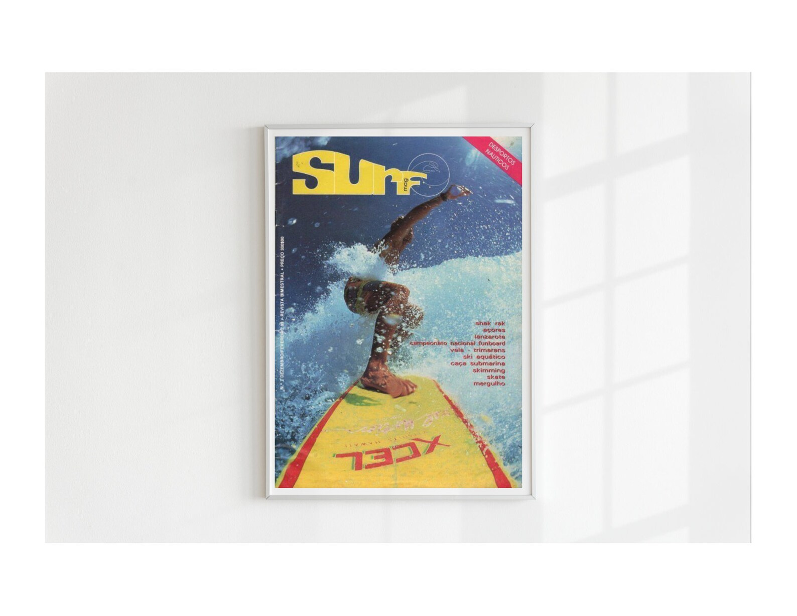 Vintage Surfer Magazine Cover Prints Set of Three | From Surf, Surfing ...