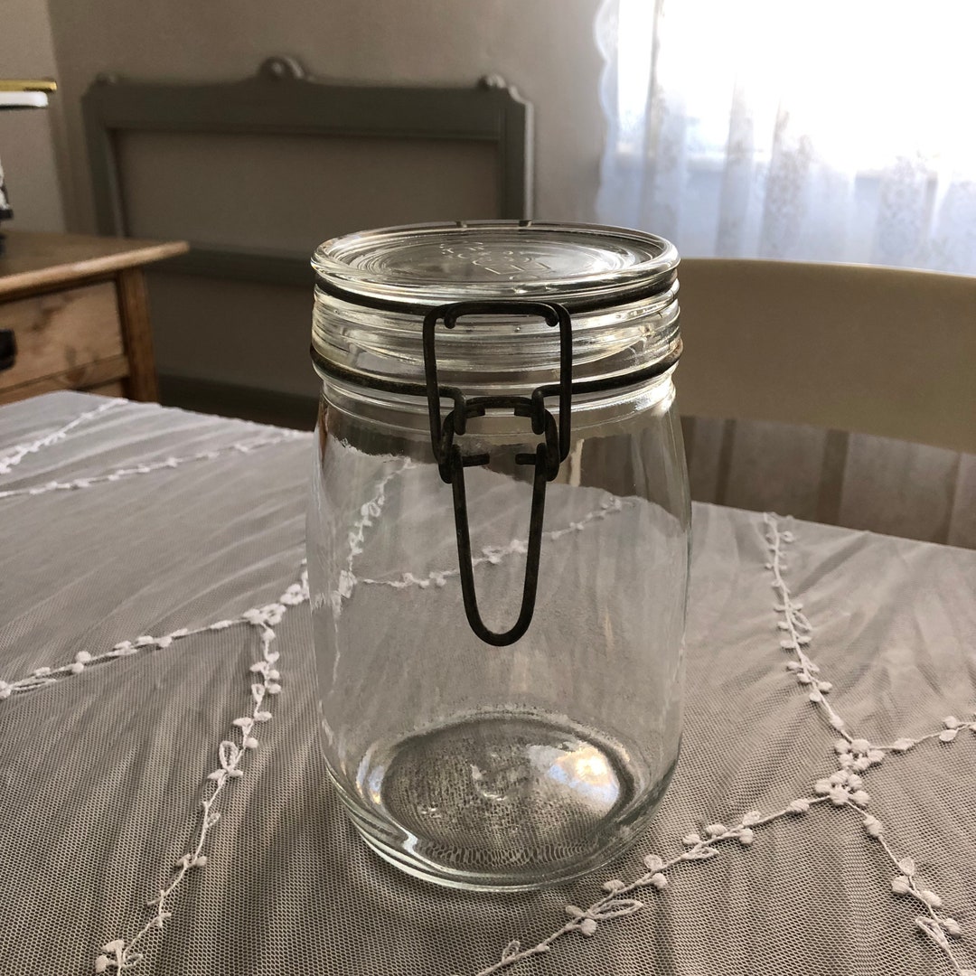 French Storage Jar, Cookie Jar, Cookie Tin, Storage Jar, Storage Jars ...