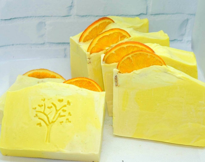 Organic Orange and Lemon Soap, Cold Procrss Soap, All Natural Soap ...