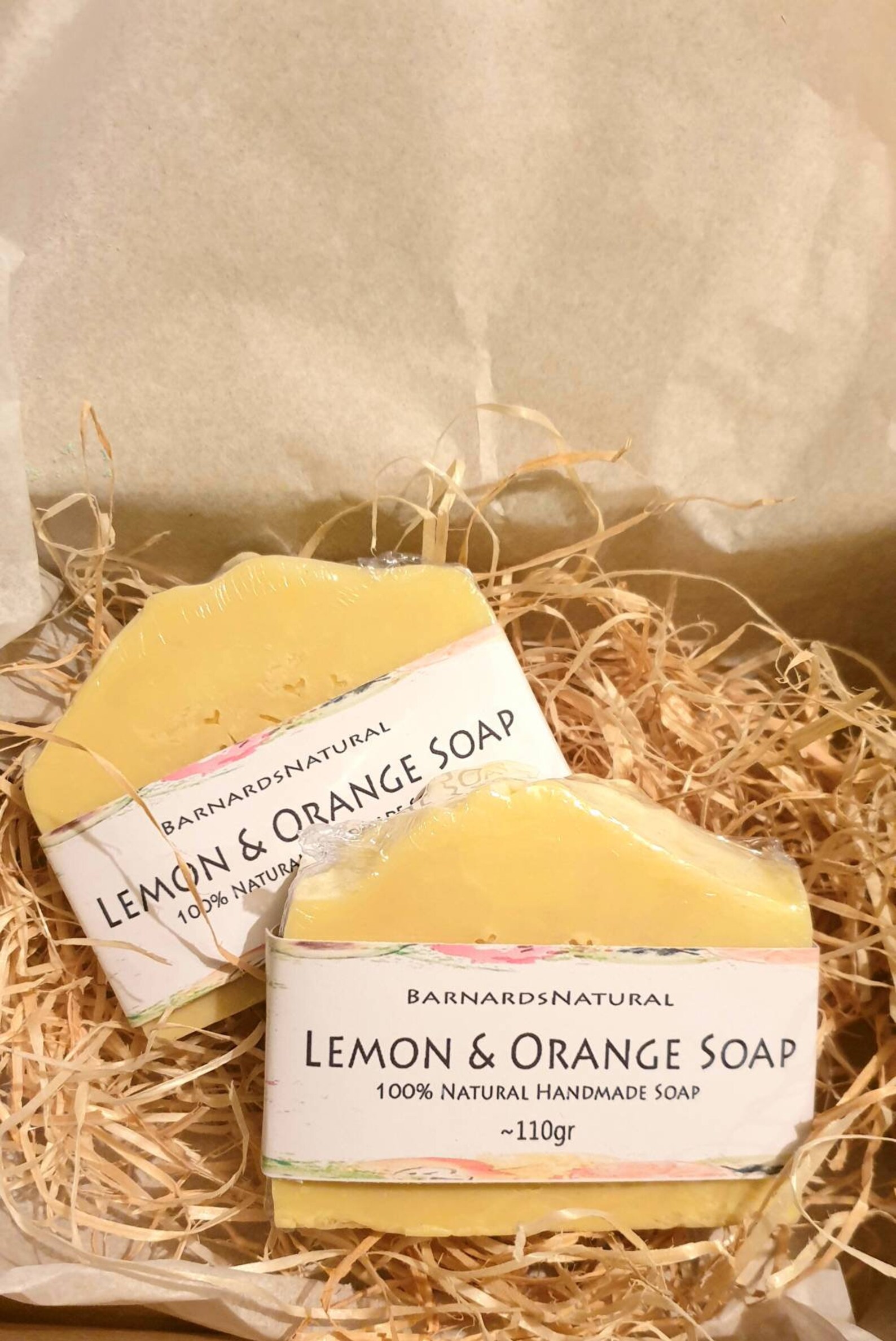 Organic Orange and Lemon Soap, Cold Procrss Soap, All Natural Soap ...