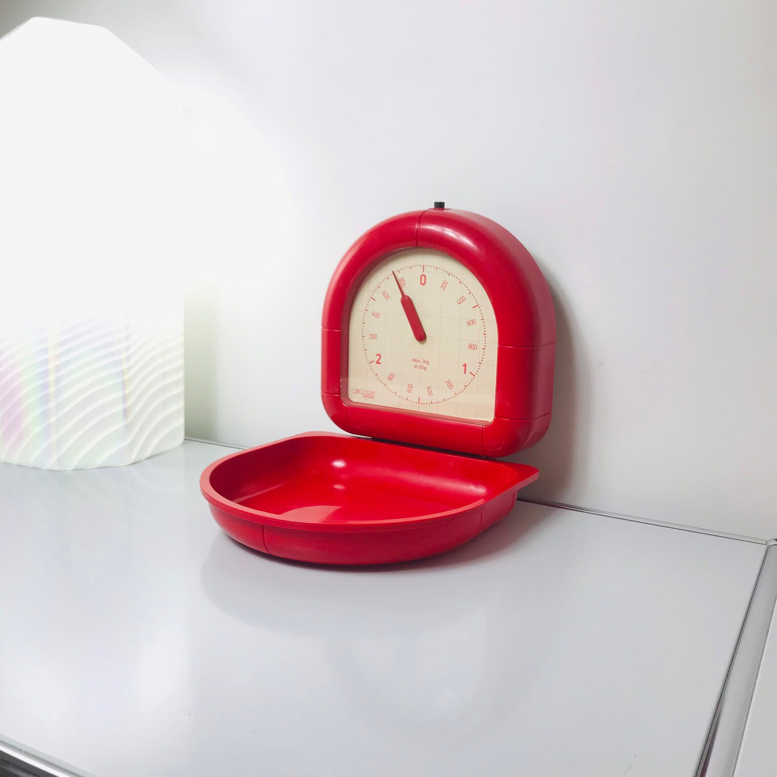 Vintage EKS Kitchen Scale Red Kitchen Scale From 80s up to - Etsy