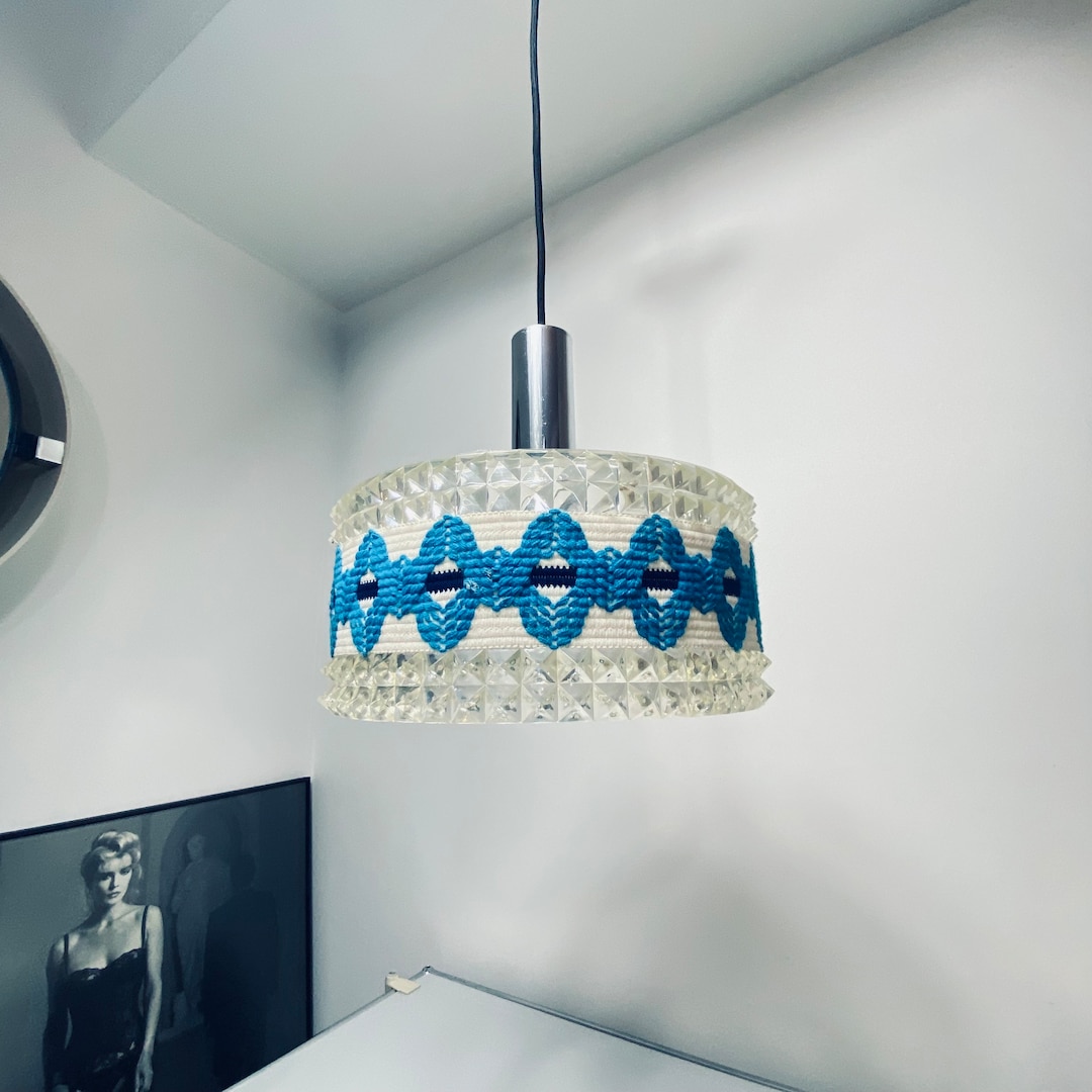 80s Kitchen Pendant Light, Ceiling Light, 80s Mid Century Hanging Lamp ...