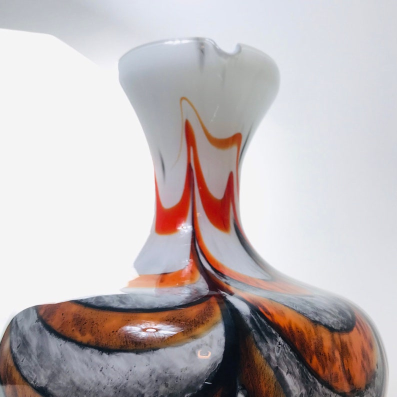 Opaline Florence Pop Art Vase 1970s by Carlo Moretti. | Etsy