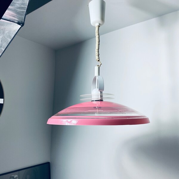Pink Ceiling Light - Etsy