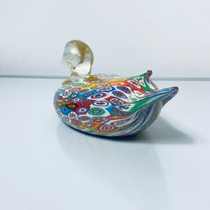 Murano Duck, Pesci Murano Made in Italy, Golden Quilt Millefiori Duck ...