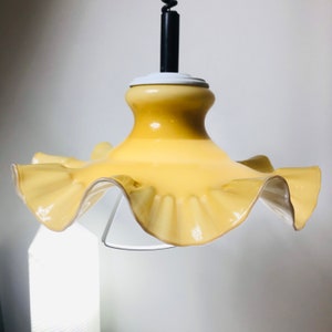 80s Opaline Pendant Light Ceiling Light 80s Mid Century - Etsy