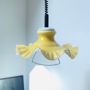 80s Opaline Pendant Light Ceiling Light 80s Mid Century - Etsy