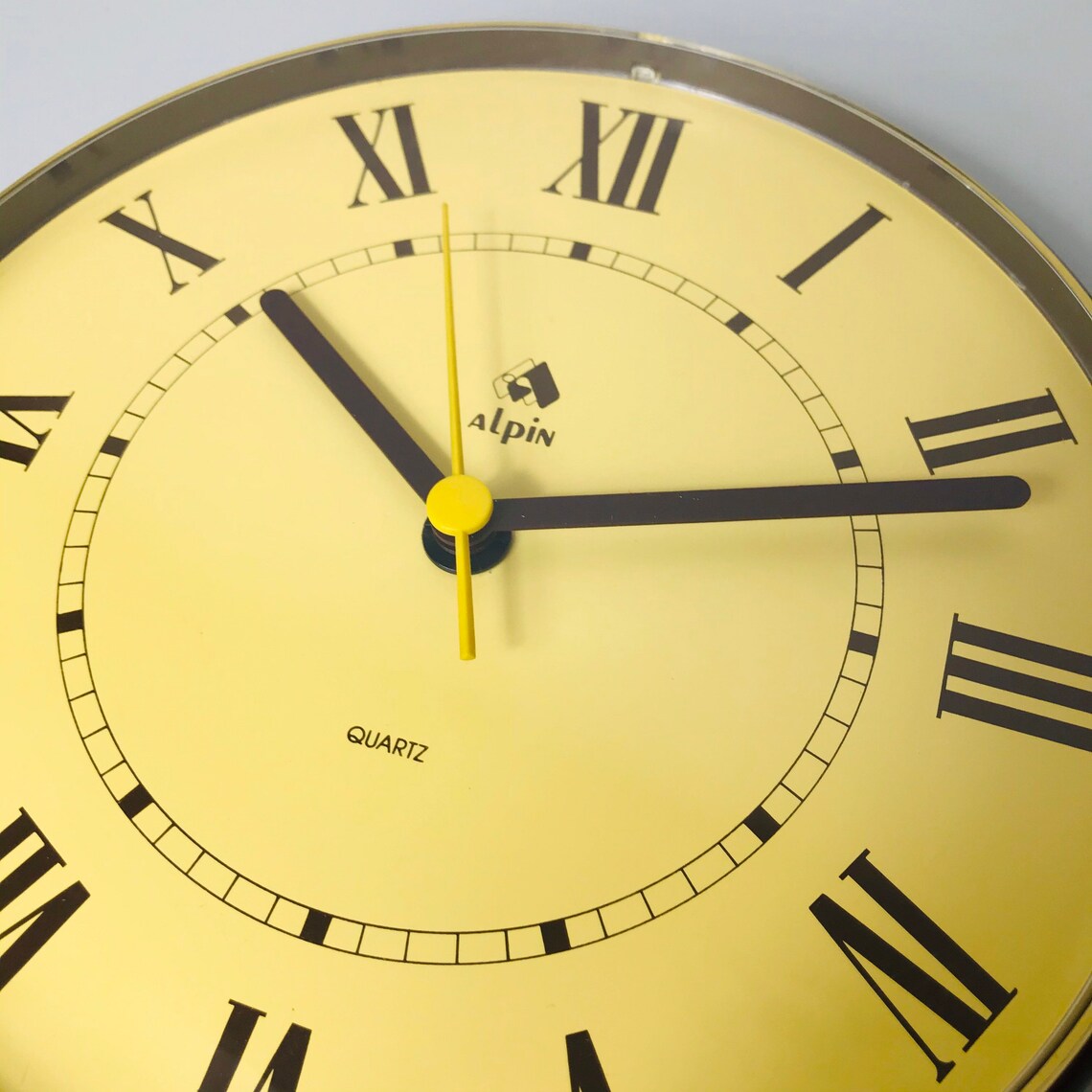 80s Alpin Quartz Wall Clock Retro 80s Alpin Round Wall Clock | Etsy