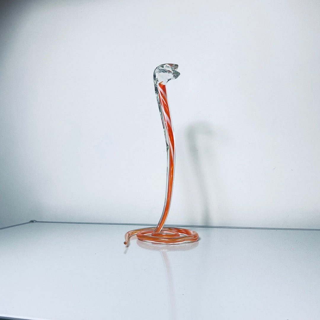 Murano Snake Figure Murano Glass Figurine Rare Art Glass - Etsy