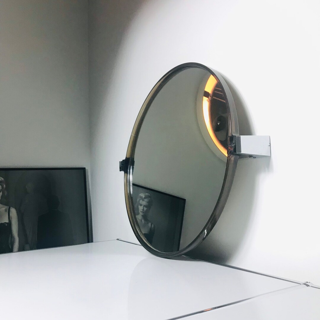 Allibert Make-up Mirror, 1970s Iconic Mirror, Allibert Mirror, 70s Wall ...