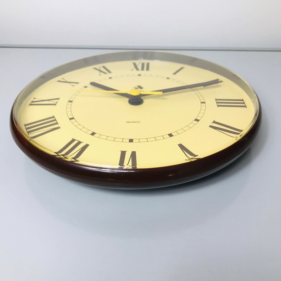 80s Alpin Quartz Wall Clock Retro 80s Alpin Round Wall Clock | Etsy
