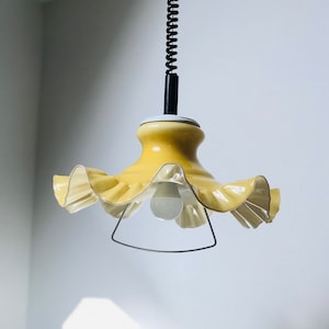 80s Opaline Pendant Light Ceiling Light 80s Mid Century - Etsy