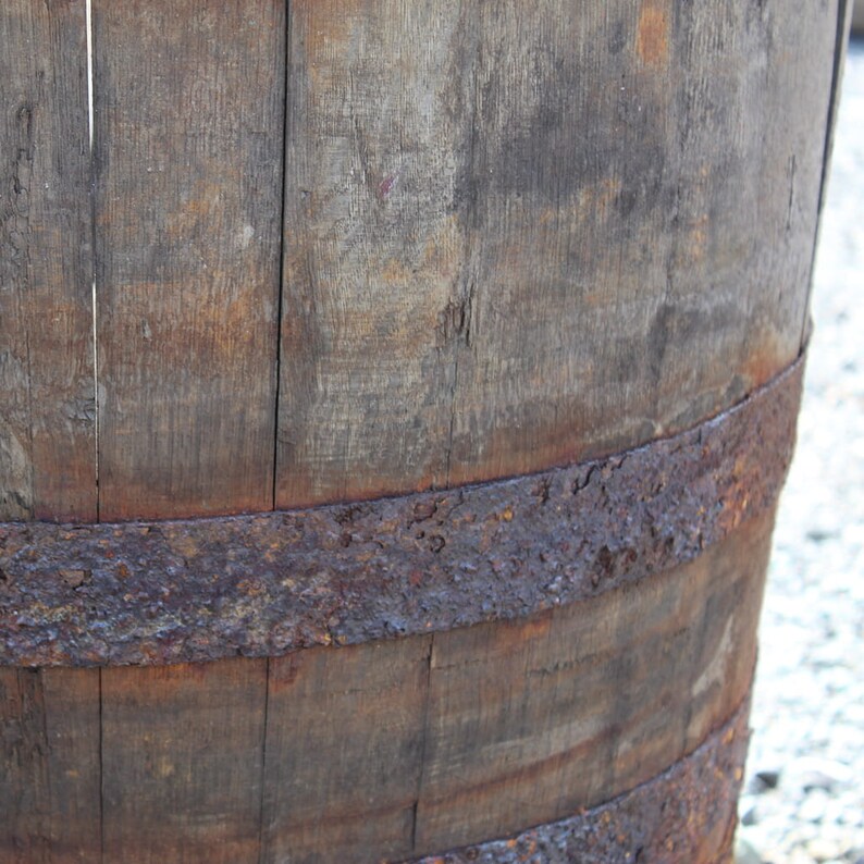 Rustic Reclaimed Oak Whiskey Barrels Sawn in Half From - Etsy